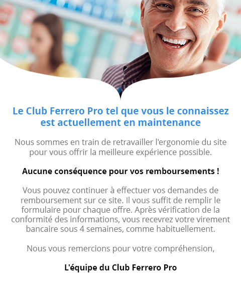 Offre de remboursement | Ferrero